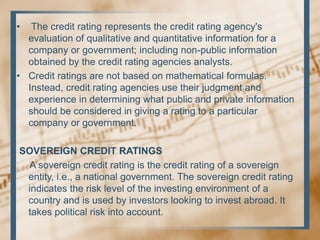 Credit rating | PPTX