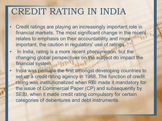 Credit rating | PPTX