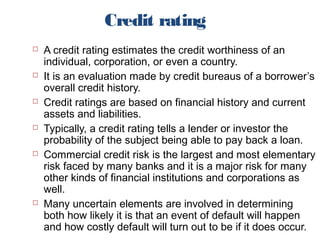 Credit rating | PPT