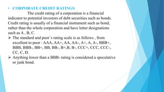 Credit rating | PPTX