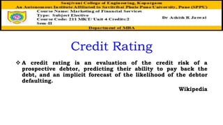 Credit Rating | PPTX