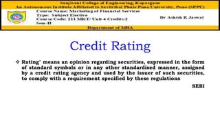 Credit Rating | PPTX