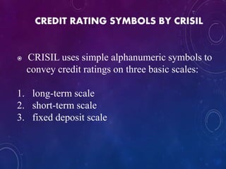 Credit rating System In India | PPT
