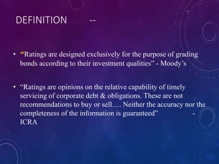 Credit rating System In India | PPT