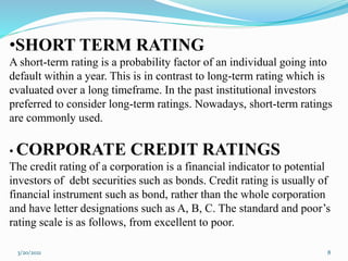 Credit rating | PPTX