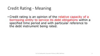 credit rating process in India in details .pptx