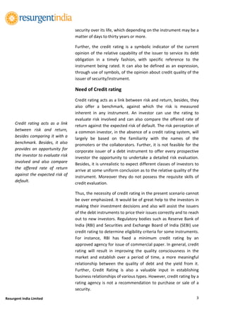 Credit Rating Assessment & Impact | PDF