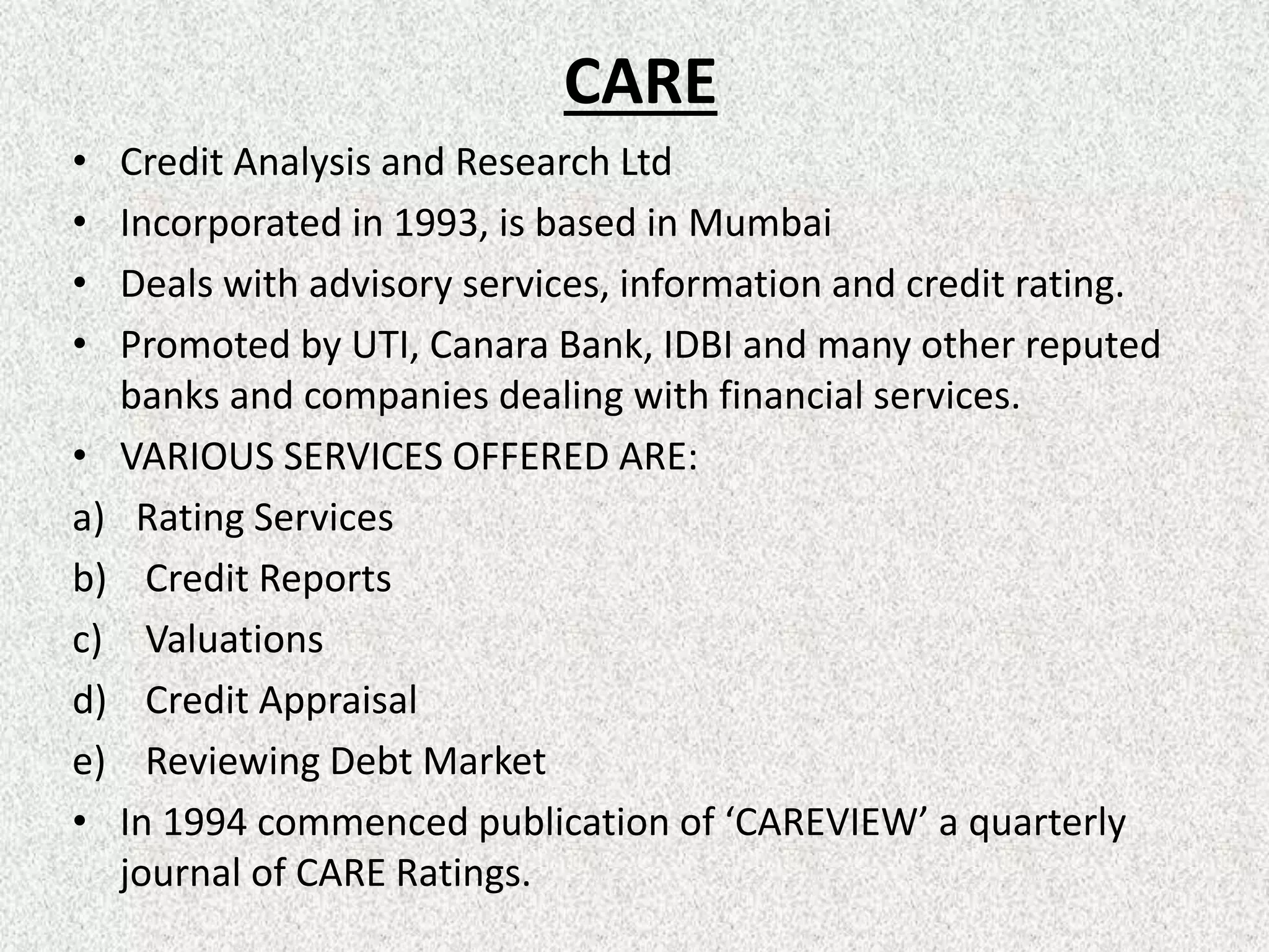 Credit rating agencies | PPTX