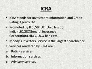 Credit rating agencies | PPTX