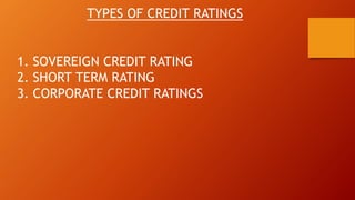 Credit Rating Agency their process and methodology | PPTX