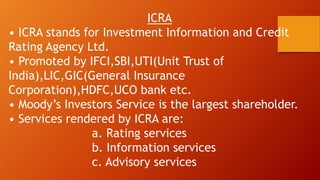 Credit Rating Agency their process and methodology | PPTX