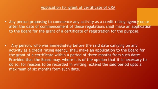 Credit Rating Agency their process and methodology | PPTX