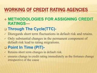Credit Rating Agency | PPTX