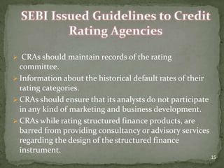 Credit rating agency(cra) ppt | PPT