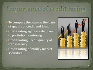 Credit rating agency(cra) ppt | PPT