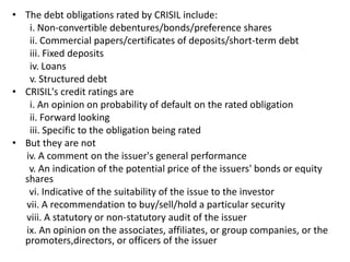 Credit rating and its impact in the indian | PPTX
