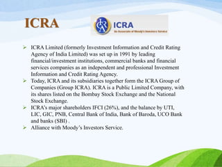 Credit Ratings (Agencies in India) | PPTX