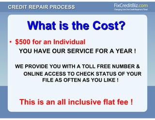 Credit Repair Presentation | PDF