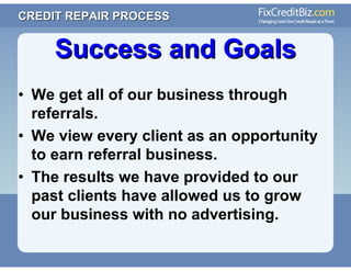 Credit Repair Presentation | PDF
