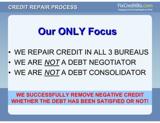 Credit Repair Presentation | PDF