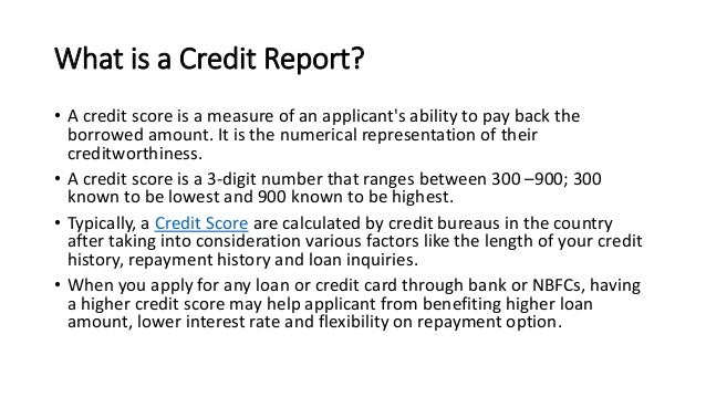 Credit Report | PPTX
