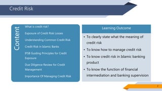 Credit Risk | PPTX | Business Banking & Finance | Business