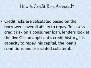 Credit risk | PPTX