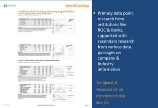 Credit Risk Grading report | PPTX