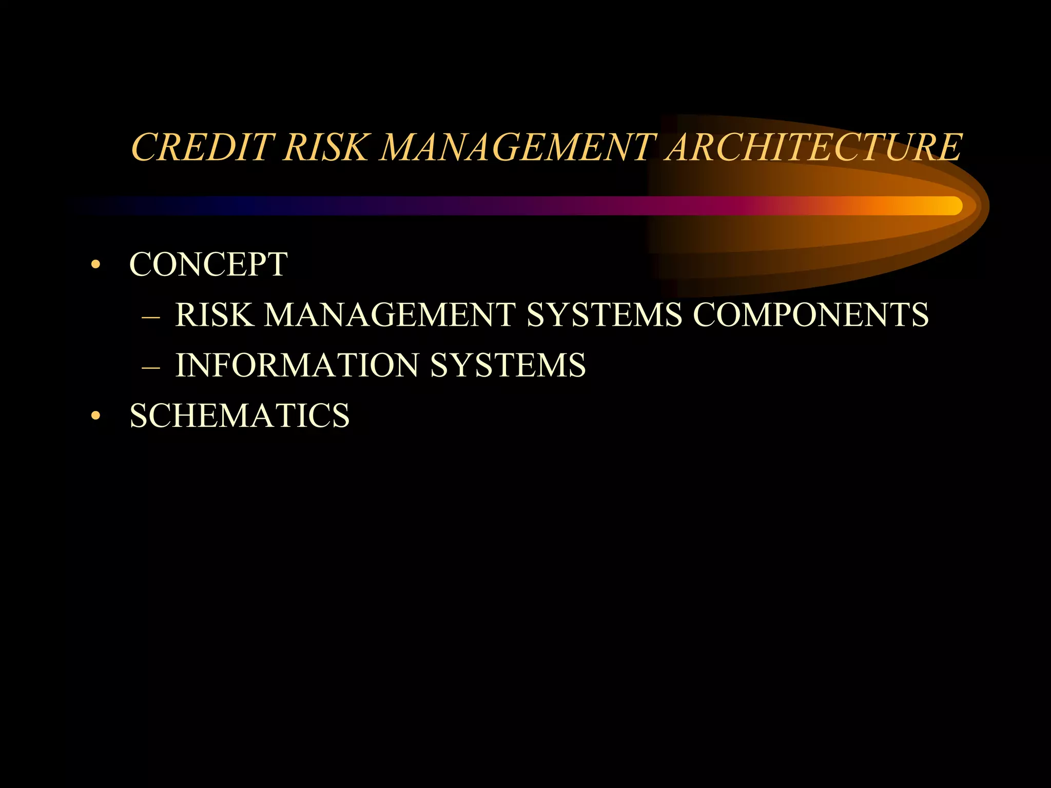Credit risk management | PPT