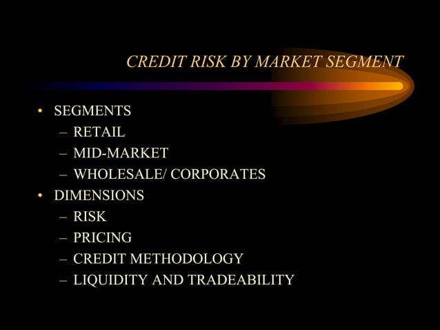 Credit risk management | PPT