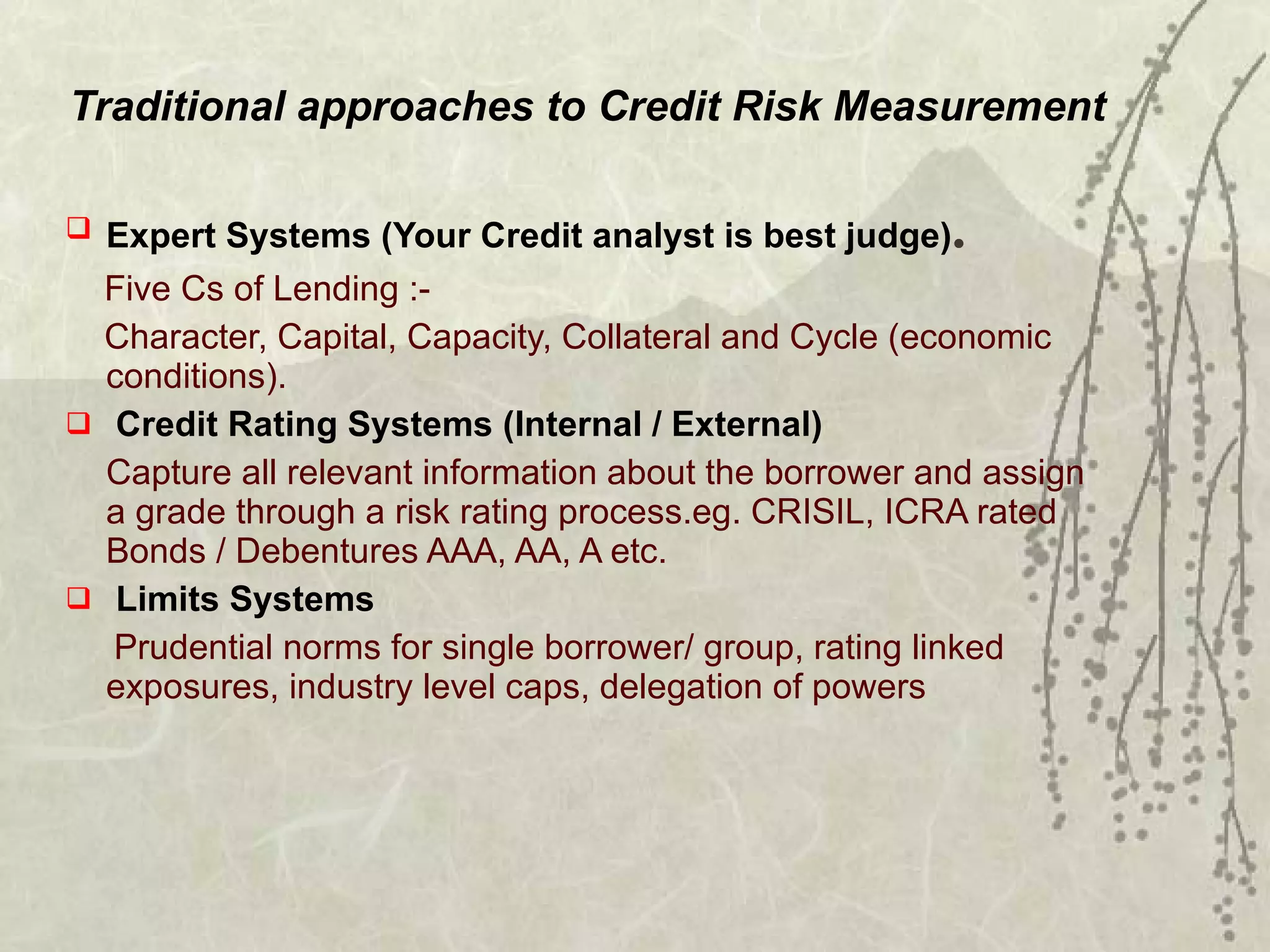 Credit Risk Management Presentation | PPT