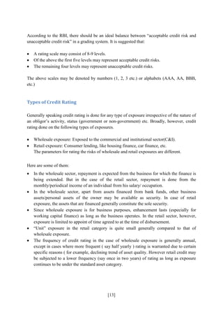 Credit risk mgt | DOCX