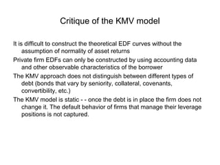 Credit risk models | PPT