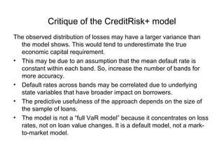 Credit risk models | PPT