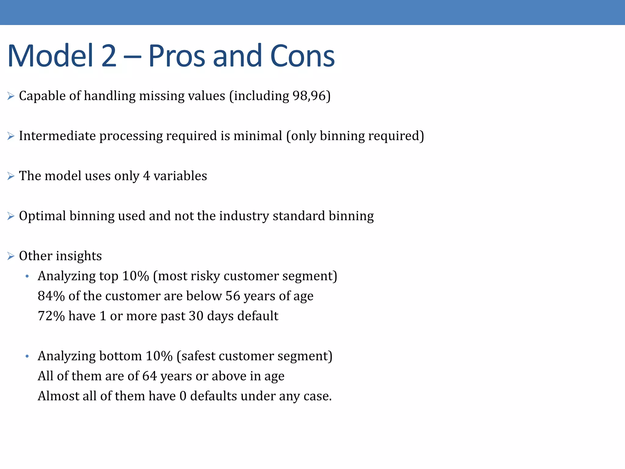 Credit risk scoring model final | PPTX