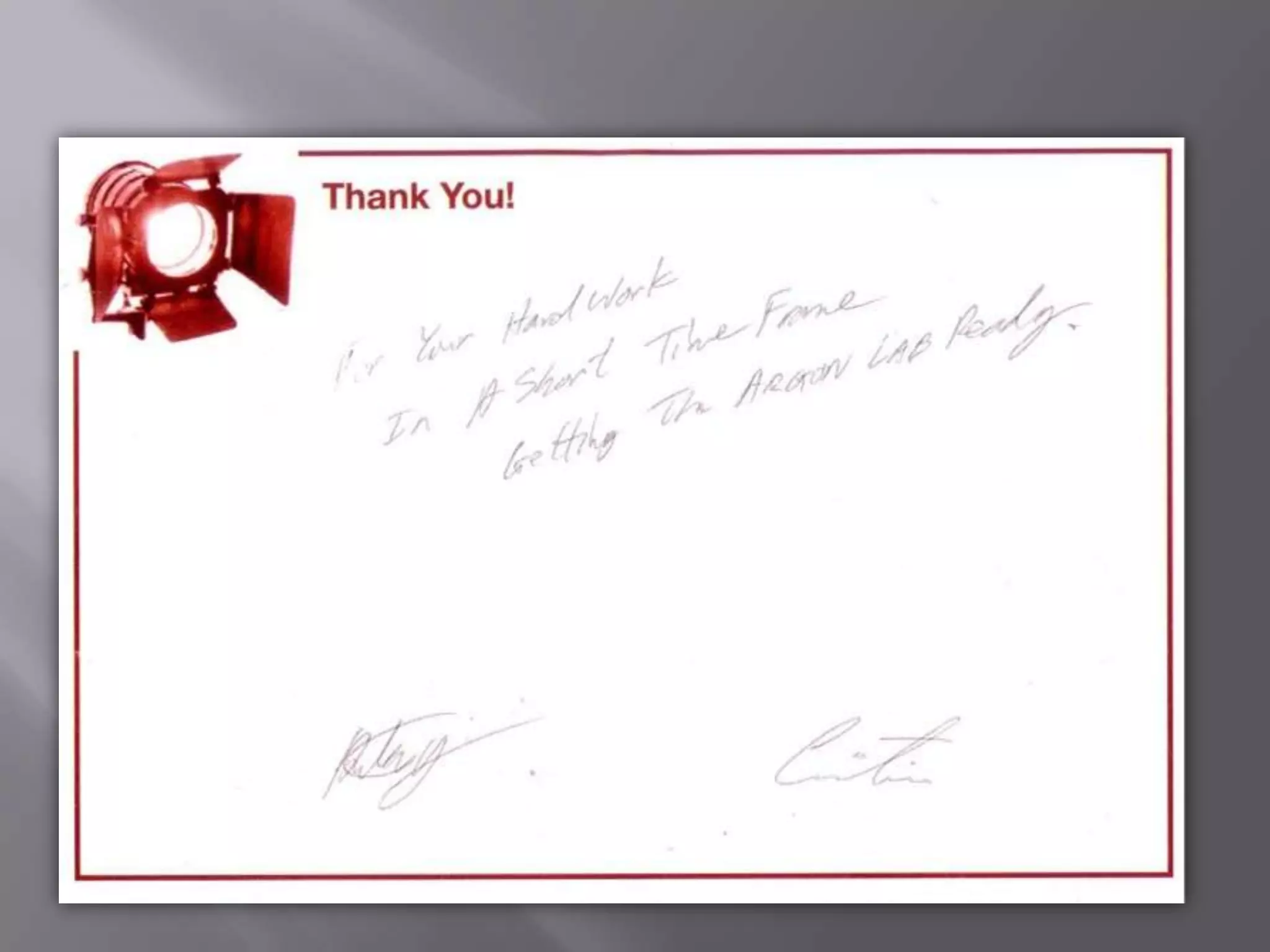 Credits and compliments | PPTX