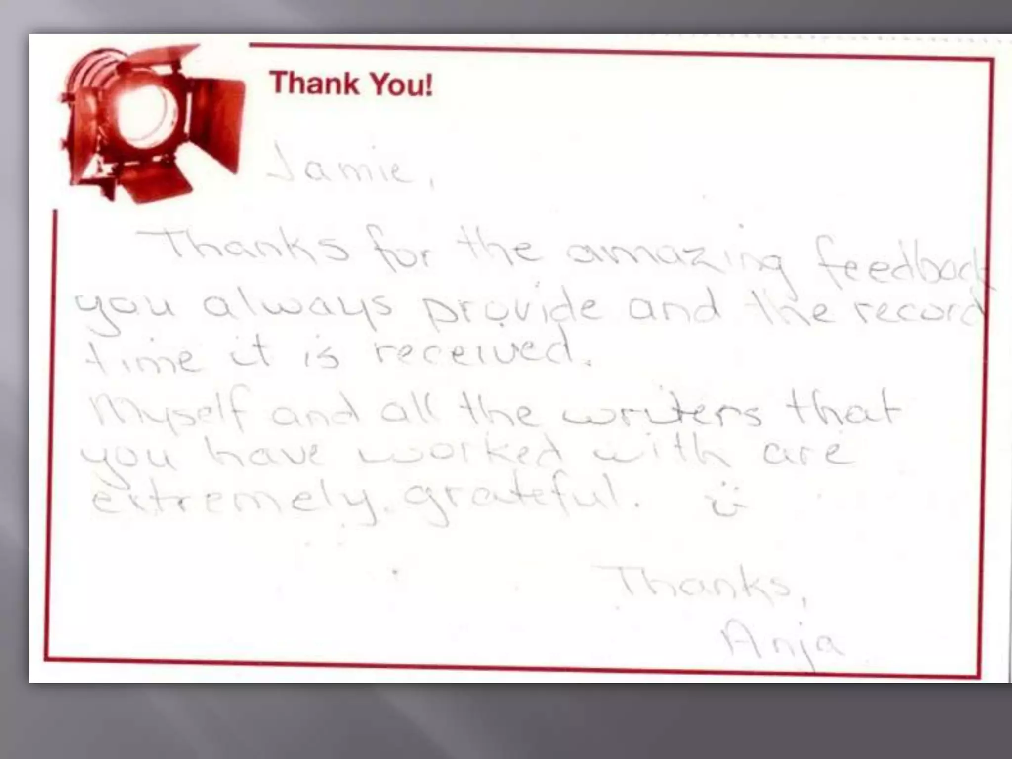 Credits and compliments | PPTX