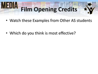 Credits and timelines | PPT