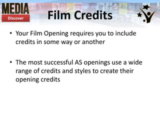 Credits and timelines | PPT