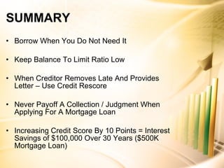 Credit Score | PPT