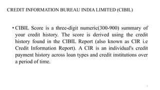 CREDIT SCORE AND CIBIL.pptx