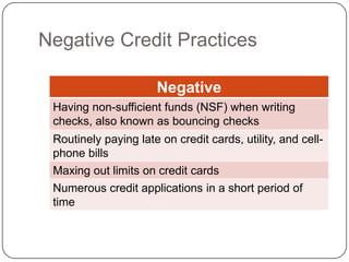 Credit score and reports | PPTX