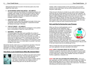 Credit Score Booklet | PPT