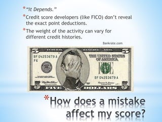 Credit Scores - what are they? | PPTX