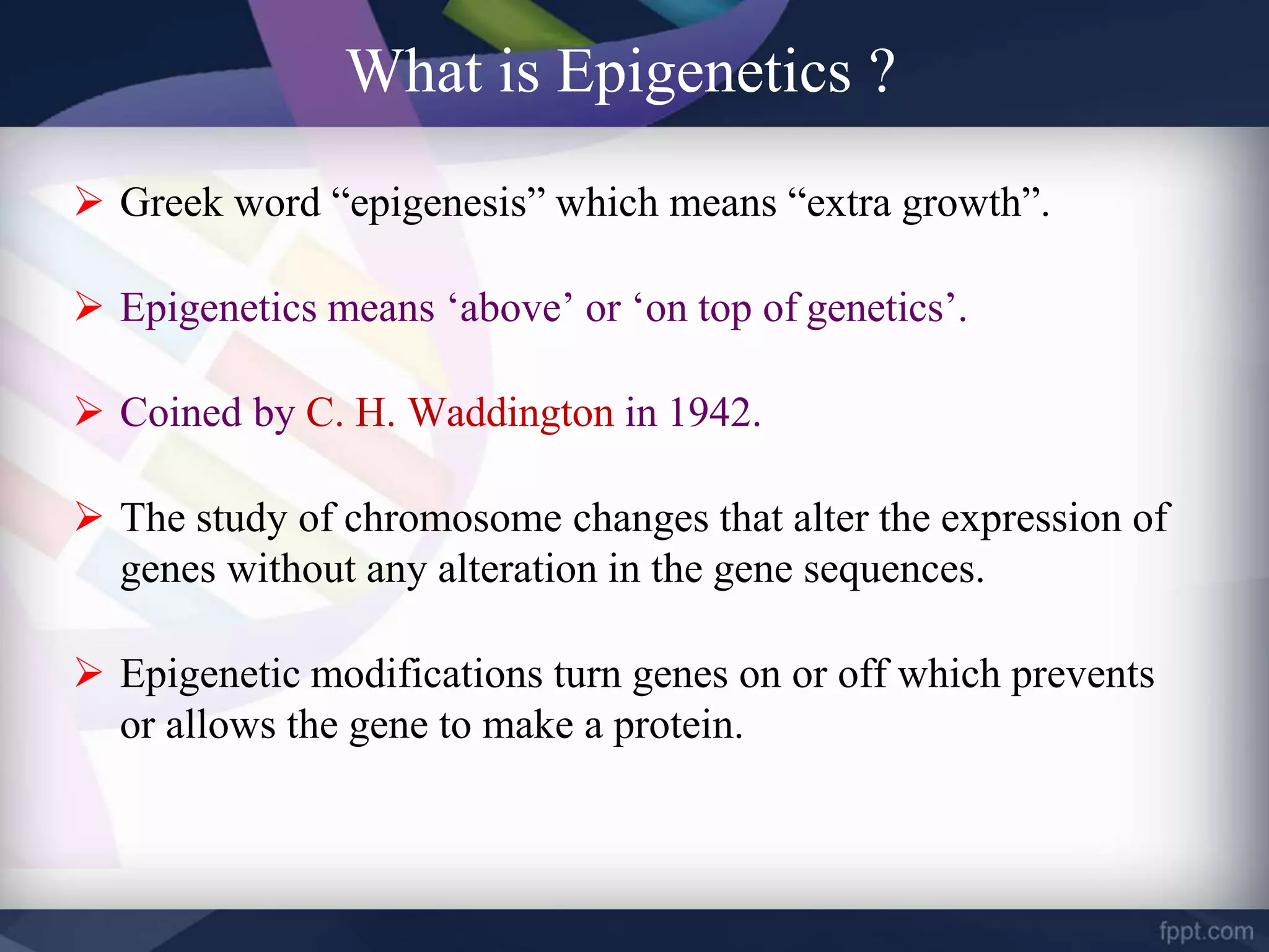 epigenomics for crop improvement | PPT
