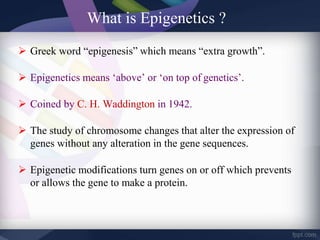 epigenomics for crop improvement | PPT