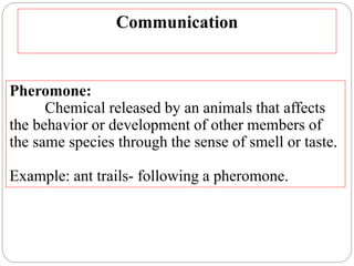 Topic Insect Pheromones, their role in communication and pest ...
