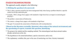 methods of insect sampling in forest | PPTX