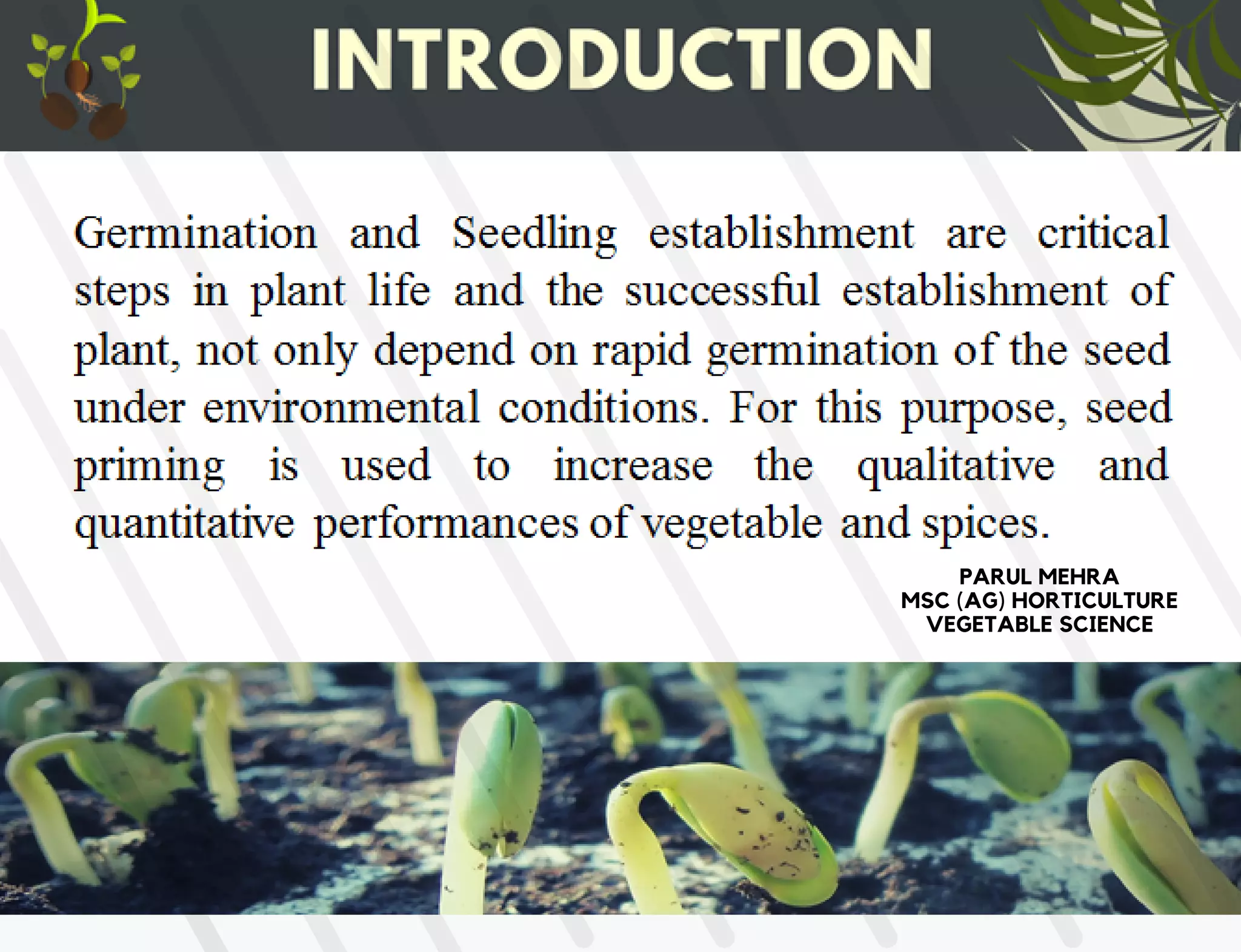 Advances in Seed priming | PDF
