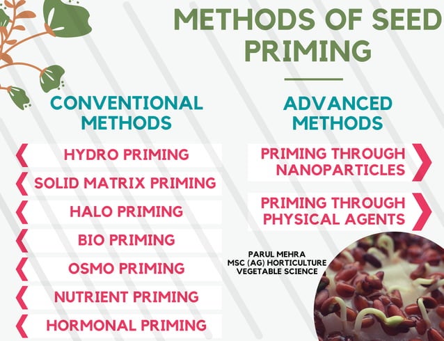 Advances in Seed priming | PDF | Agriculture | Industries